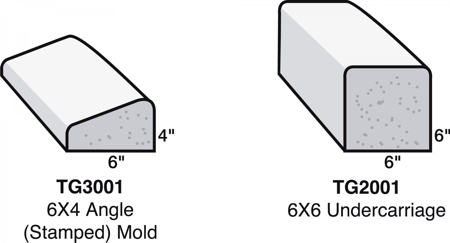 Curbing Shapes & Styles - Tiger Custom Curbing